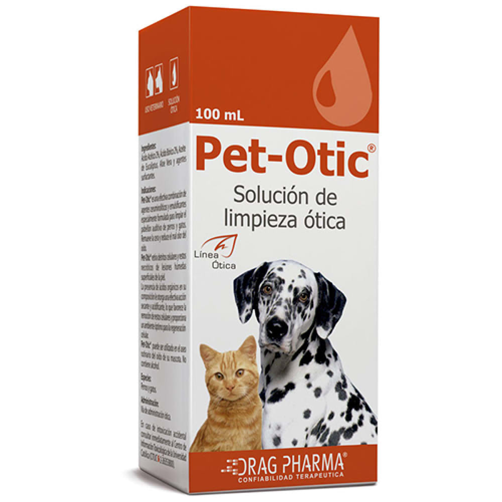 Pet Otic® Solución Ótica. 100mL - Calico Tienda